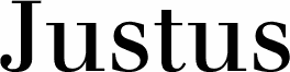 Justus Italic font
