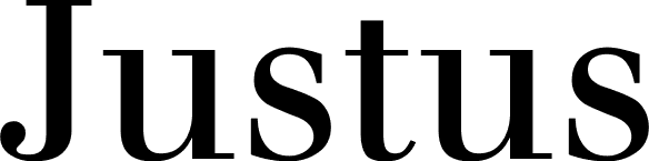 Justus Roman font