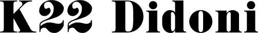 K22 Didoni Swash font | Fonts2u.com