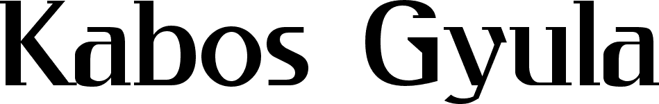 Kabos Gyula font | Fonts2u.com