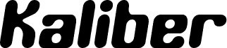 Kaliber Solid (BRK) font