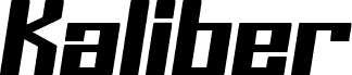 Kaliber Round (BRK) font