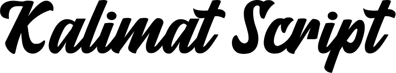 Kalimat Script font