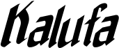 Kalufa Regular font | Fonts2u.com