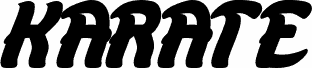 KARATE font