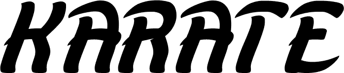 KARATE-light font | Fonts2u.com