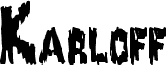 Karloff Regular font | Fonts2u.com