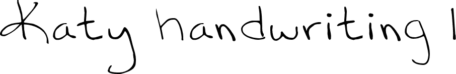 Katy handwriting 1 Medium font | Fonts2u.com