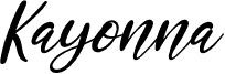 Kayonna font