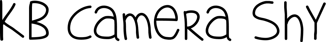 KBCameraShy font | Fonts2u.com