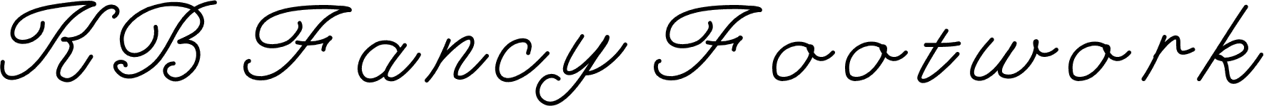 KBFancyFootwork font | Fonts2u.com