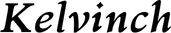 Kelvinch Bold font | Fonts2u.com