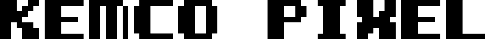 Kemco Pixel Bold font