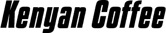Kenyan Coffee Italic font | Fonts2u.com