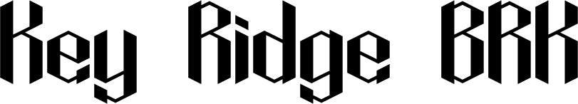 Key Ridge BRK font | Fonts2u.com