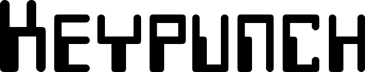 Keypunch font | Fonts2u.com