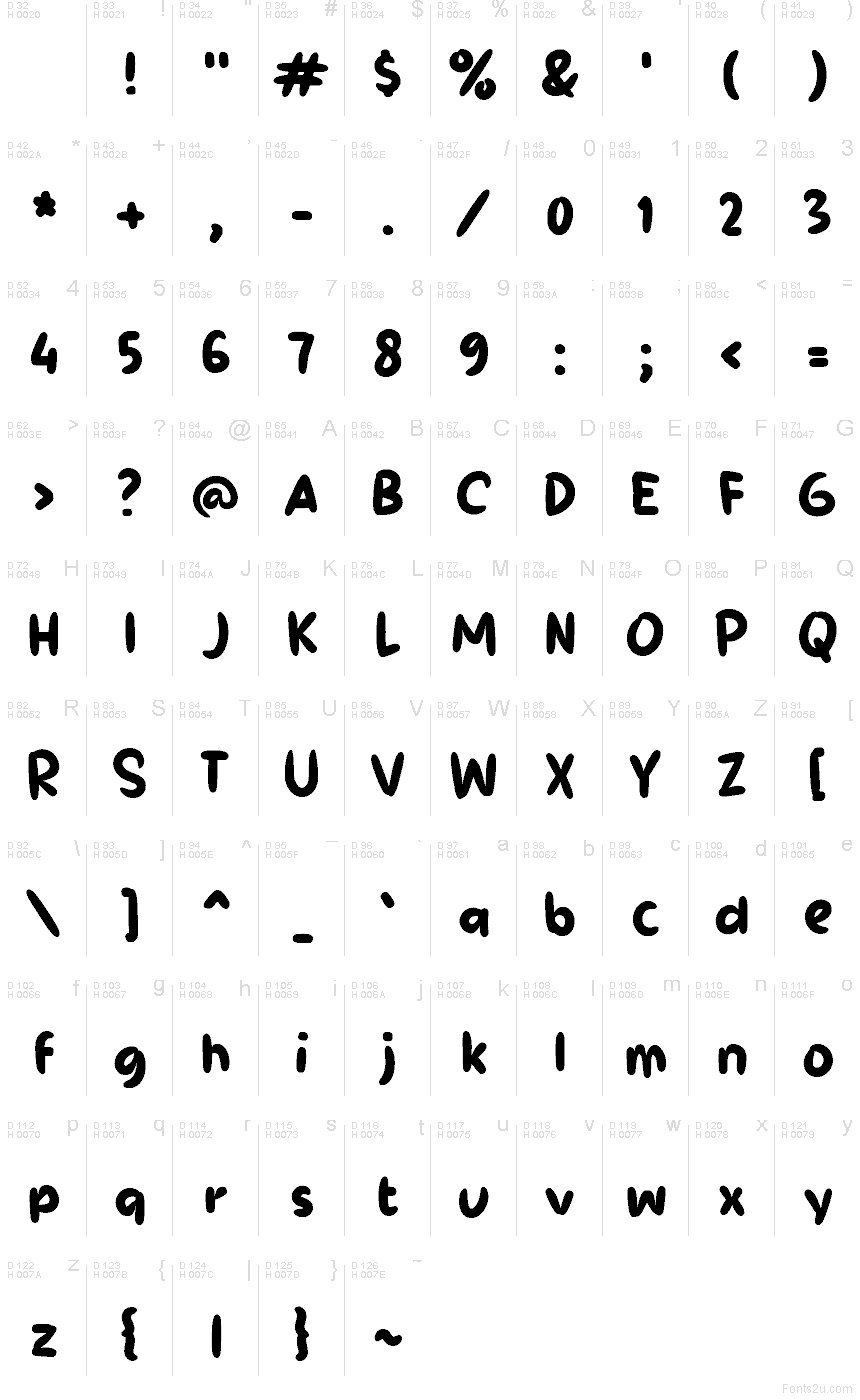 Keren font | Fonts2u.com