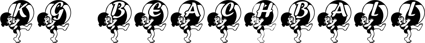 KG BEACHBALL font | Fonts2u.com