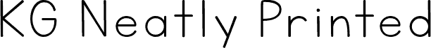 KG Neatly Printed font | Fonts2u.com