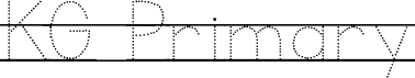 KG Primary Dots Lined font | Fonts2u.com