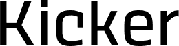 Kicker Trial Black Italic font | Fonts2u.com
