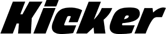 Kicker Trial Black font