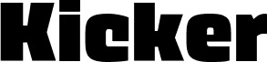 Kicker Trial Black Italic font | Fonts2u.com