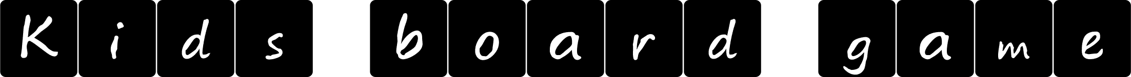 Kids board game font | Fonts2u.com