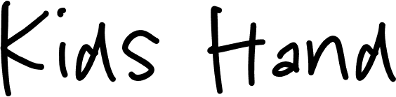 Kids Hand font