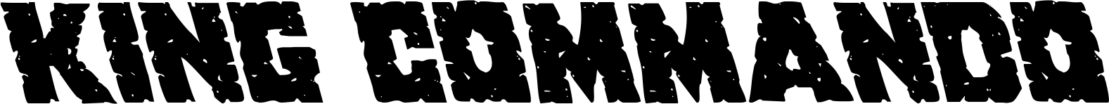 King Commando Leftalic font | Fonts2u.com