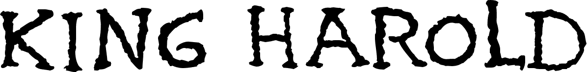 King Harold font