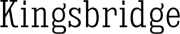 KingsbridgeScRg-Regular font