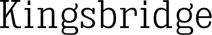 KingsbridgeCdRg-Bold font