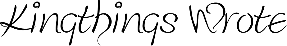 Kingthings Wrote font