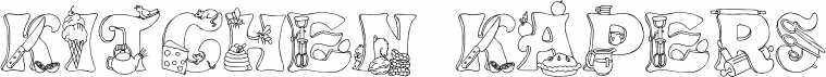Kitchen Kapers II font | Fonts2u.com
