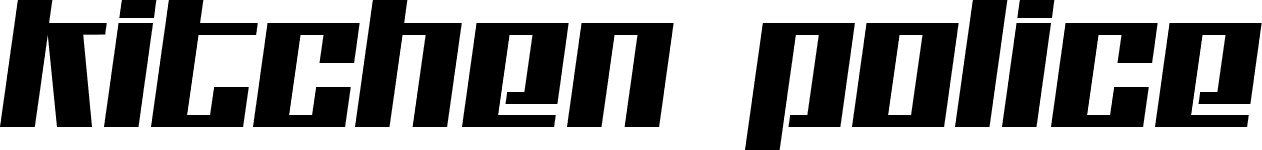Kitchen police font | Fonts2u.com