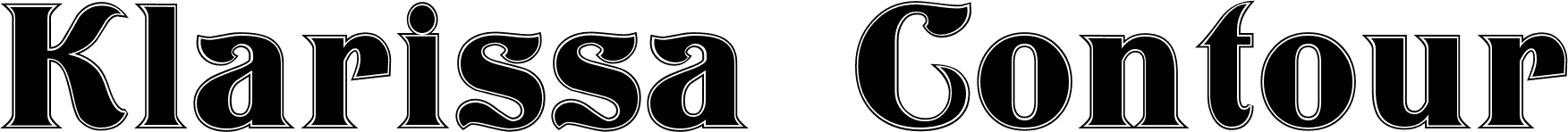 Klarissa Contour font