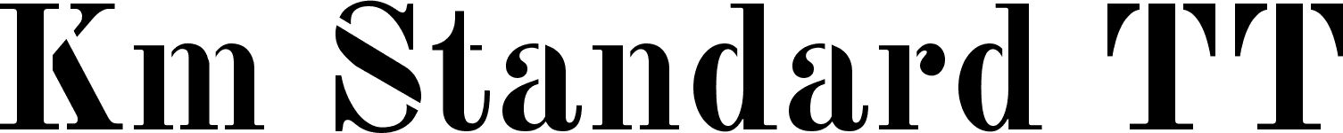Km Standard TT Bold font | Fonts2u.com