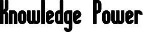 Knowledge Power font | Fonts2u.com