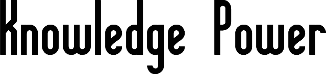 Knowledge Power font | Fonts2u.com