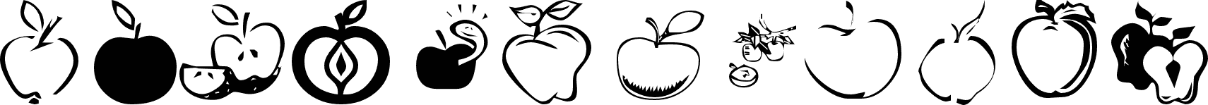 KR Apple A Day font | Fonts2u.com