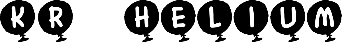 KR Helium font | Fonts2u.com