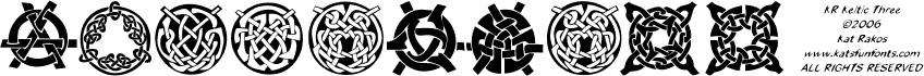 KR Keltic One font | Fonts2u.com