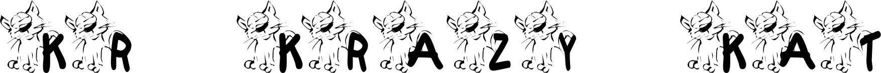 KR Krazy Kat font | Fonts2u.com
