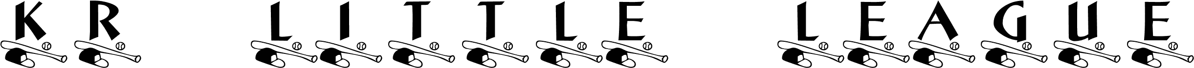 KR Little League font