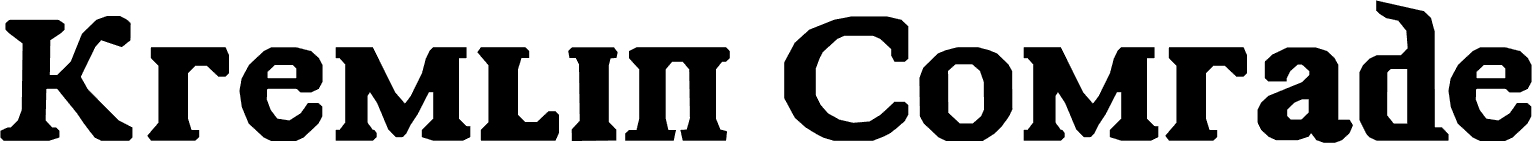 Kremlin Comrade font