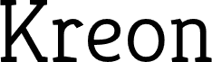 Kreon Bold font