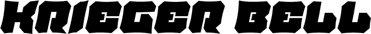 Krieger Bell Spiked الخط | Fonts2u.com
