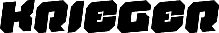 Krieger font