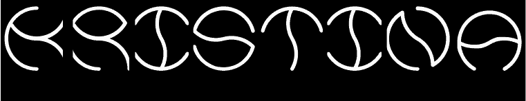 KRISTINA-Inverse font